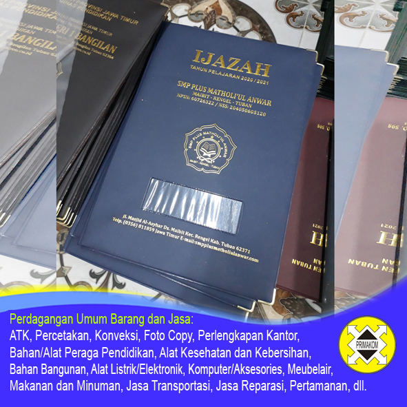 Map Ijazah Hotprint | percetakanmap.com